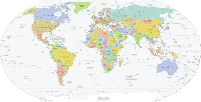 Mapa-Múndi: O Mundo ao Seu Alcance
