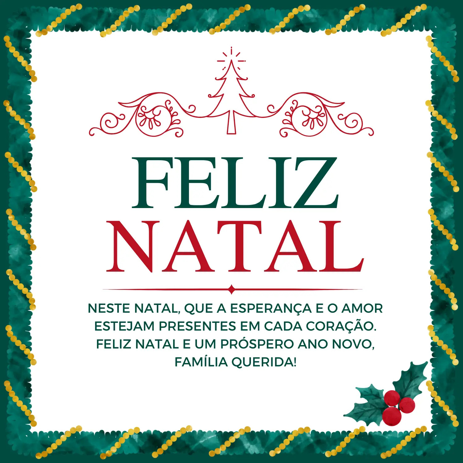 Mensagens de Feliz Natal e Boas Festas
