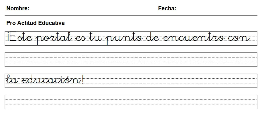 Generador gratuito de hojas de caligrafía en formato PDF| ¡Descarga fácil!