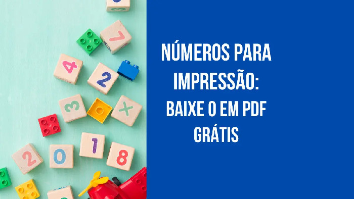 Números para Impressão: baixe o em PDF grátis