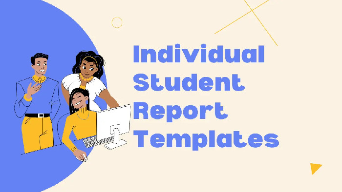 Individual Student Report Templates (Ready to Download)